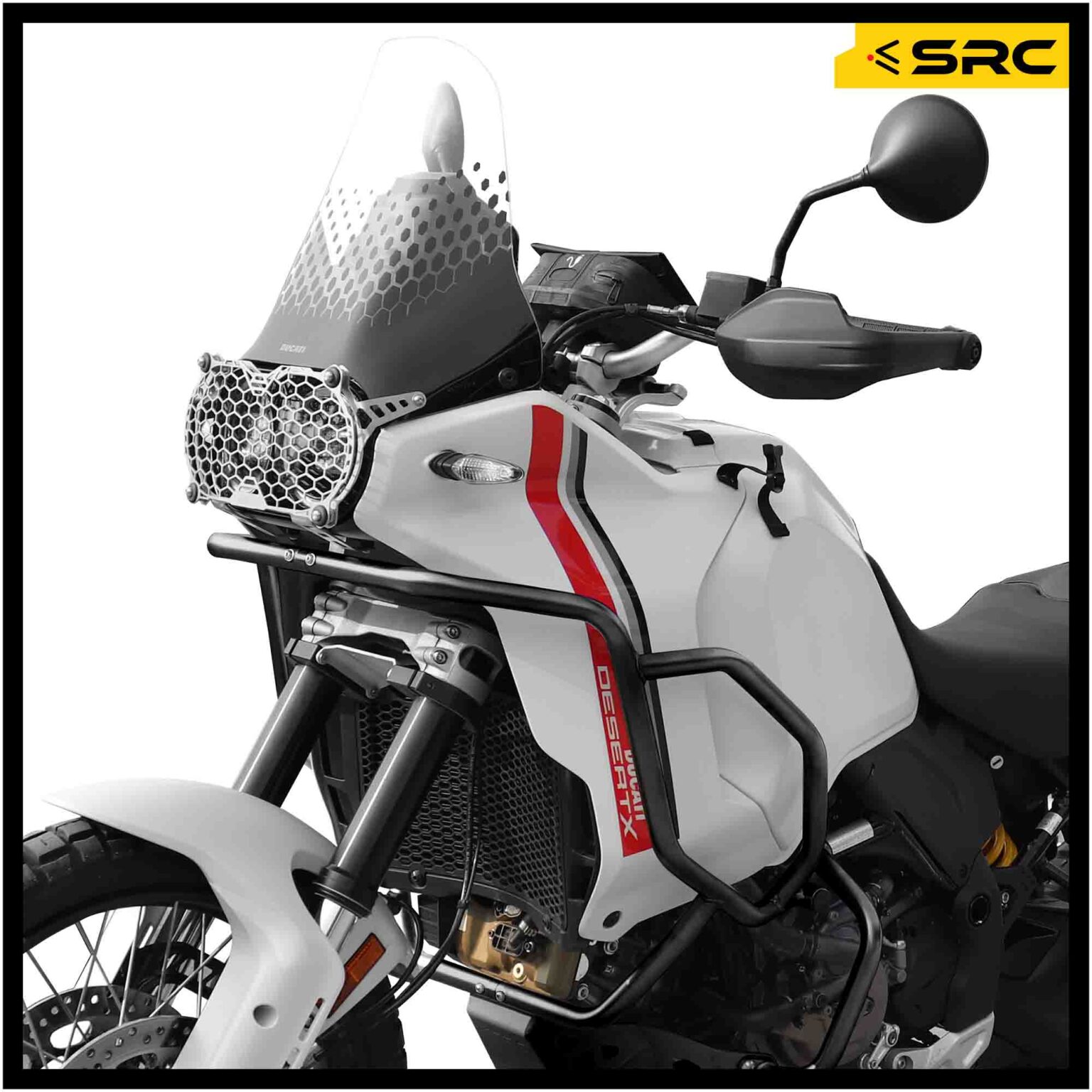 CRASH BAR TOP SRC FOR DUCATI DESERT X 2023 - SRC THAILAND
