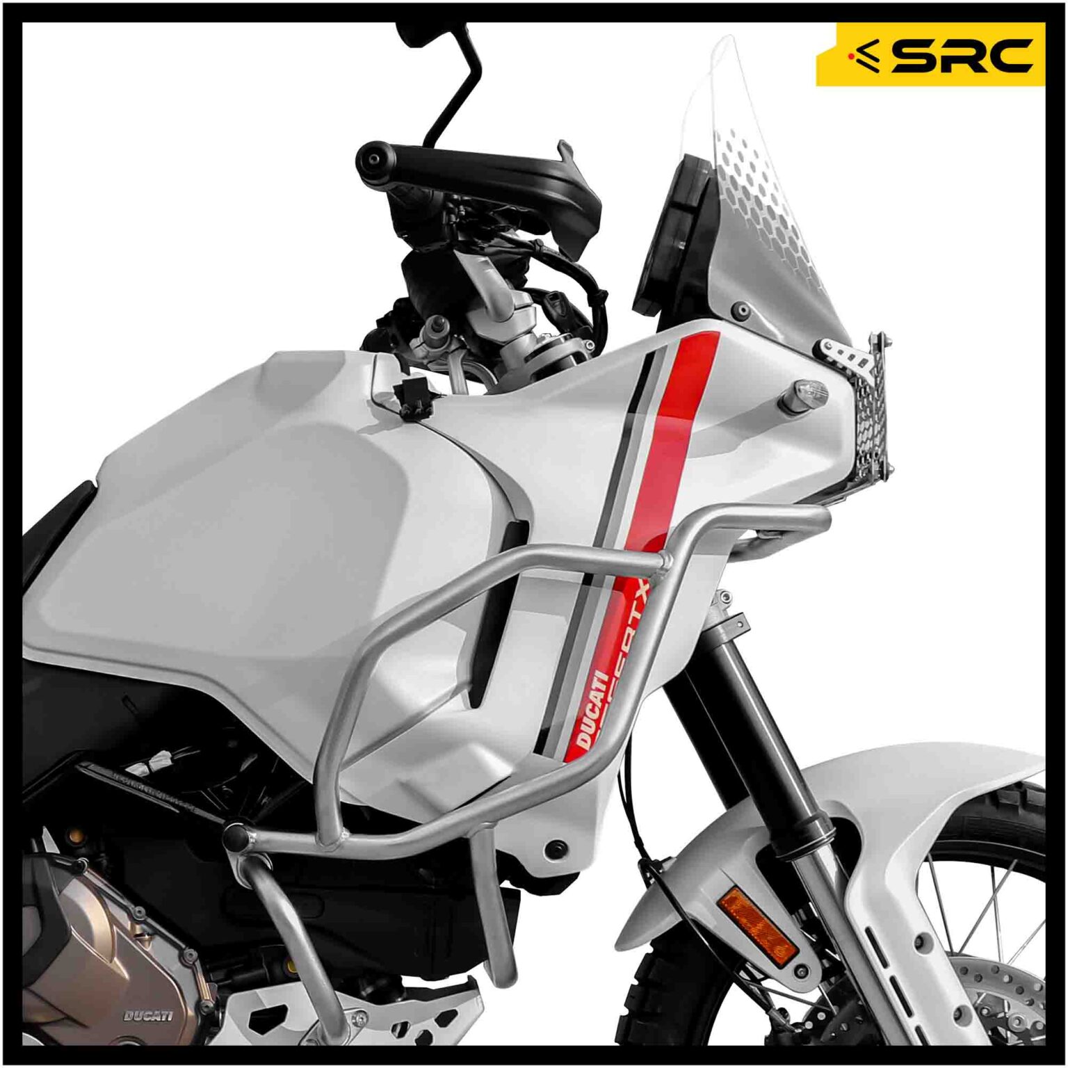 CRASH BAR TOP SRC FOR DUCATI DESERT X 2023 - SRC THAILAND