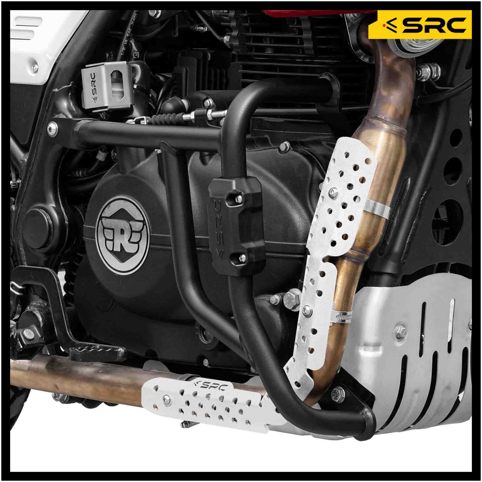 MANIFOLD GUARD SRC FOR ROYAL ENFIELD HIMALAYAN 410/SCRAM 411 – SRC THAILAND