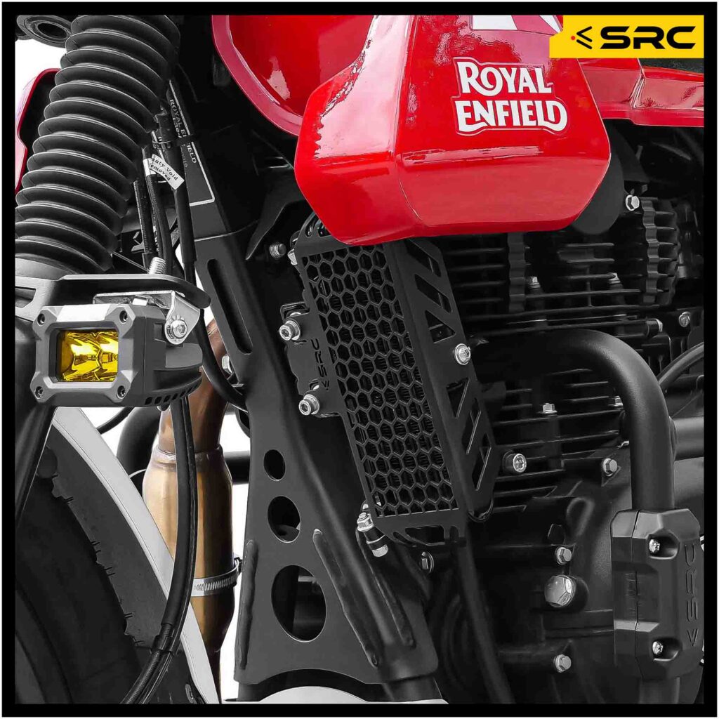 OILCOOLER GUARD FOR ROYAL ENFIELD SCRAM 411/LS410 - SRC THAILAND