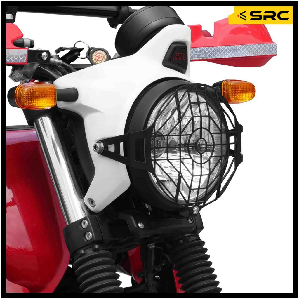 HEADLIGH GUARD SRC FOR ROYAL ENFIELD SCRAM 411 - SRC THAILAND