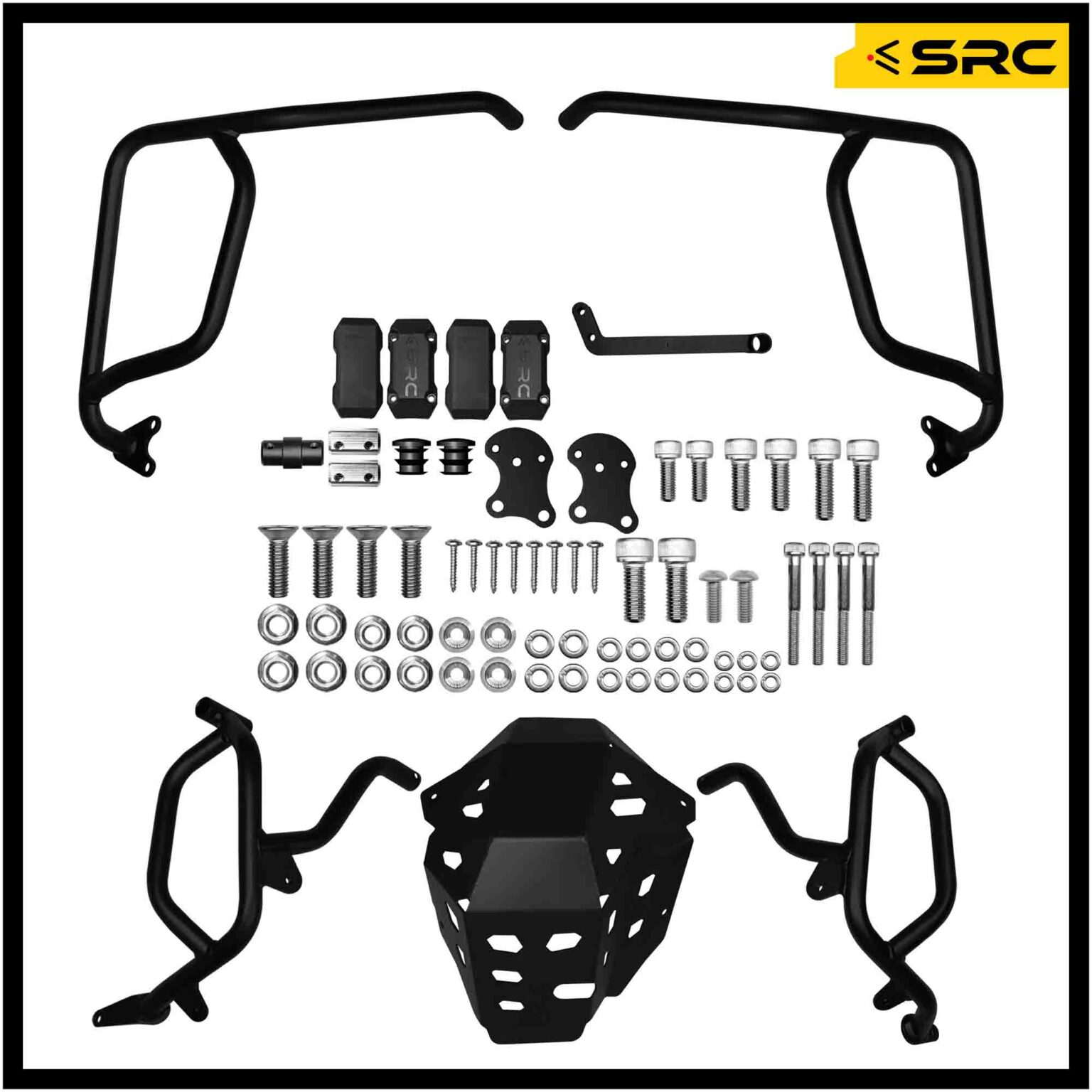 FULL CRASH BAR/SKID PLATE SET HONDA XL750 TRANSALP - SRC THAILAND