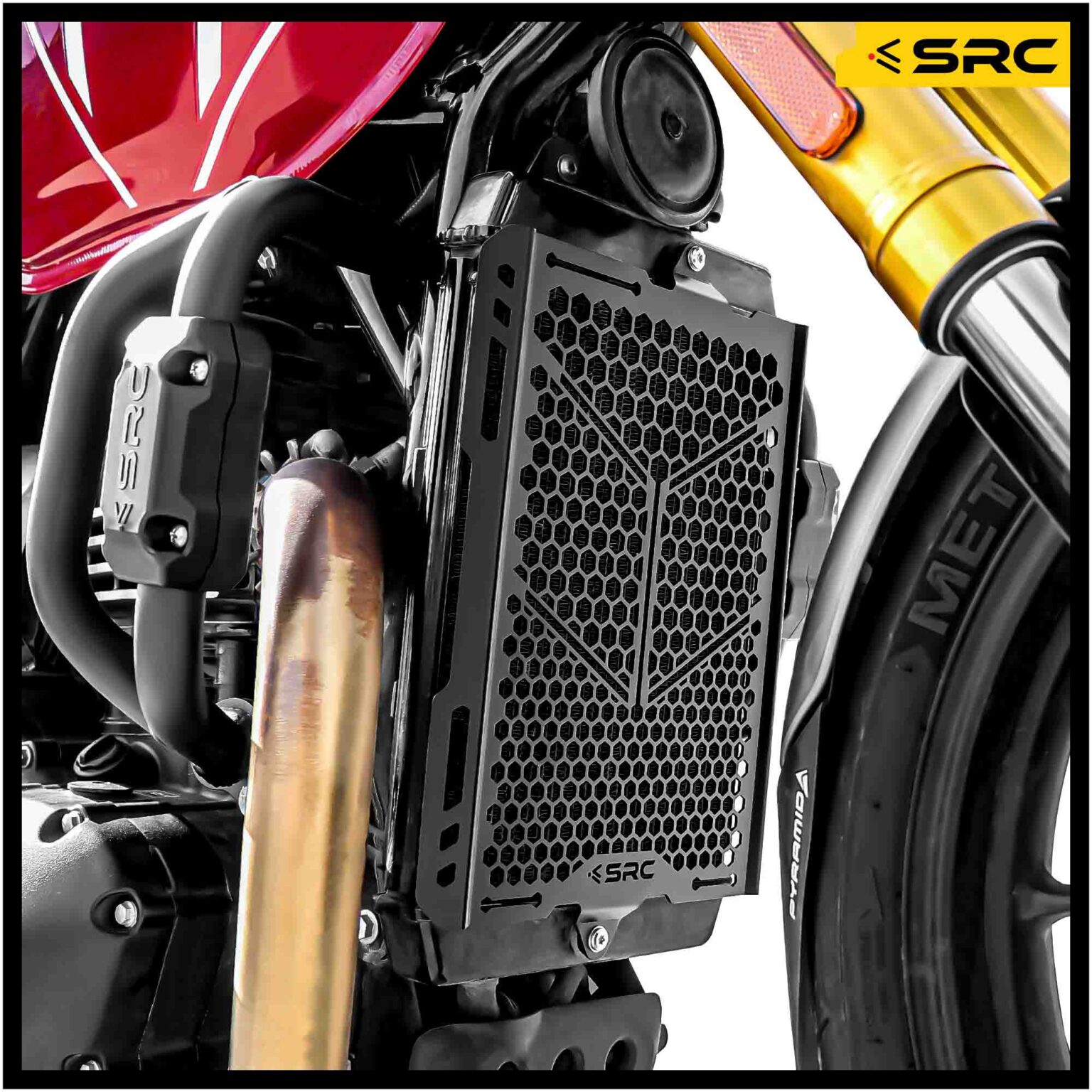 RADIATOR GUARD FOR TRIUMPH SPEED 400 - SRC THAILAND